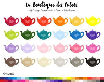 Tea Pot Clip Art - Etsy