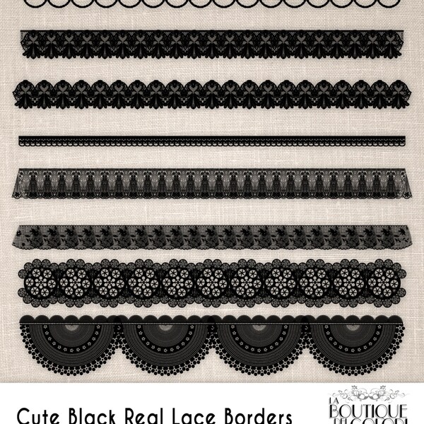 Lace Border Clip Art - Etsy