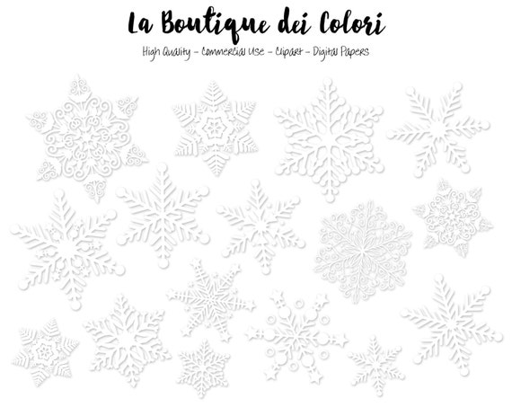 Snowflakes Background Clipart