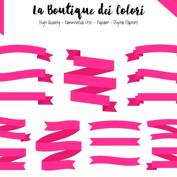 Pink Ribbon Banner - Etsy