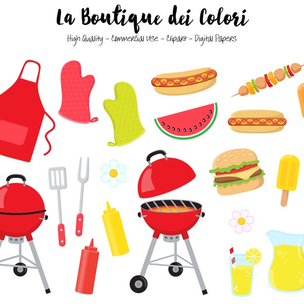 Bbq Clip Art - Etsy