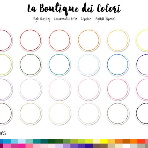 Rainbow Journal Tag Frames Clipart Digital Clip Art Graphics - Etsy