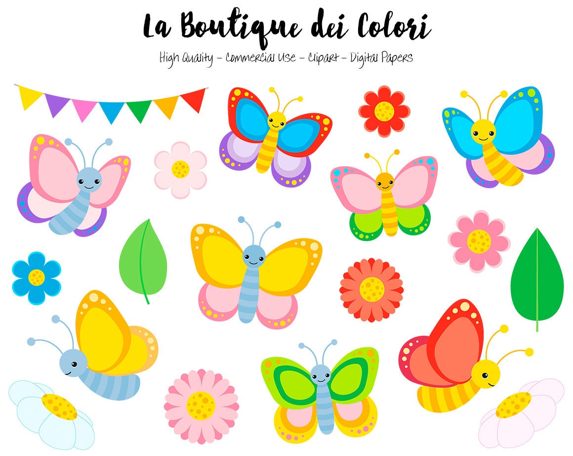 Spring Butterfly Clip Art