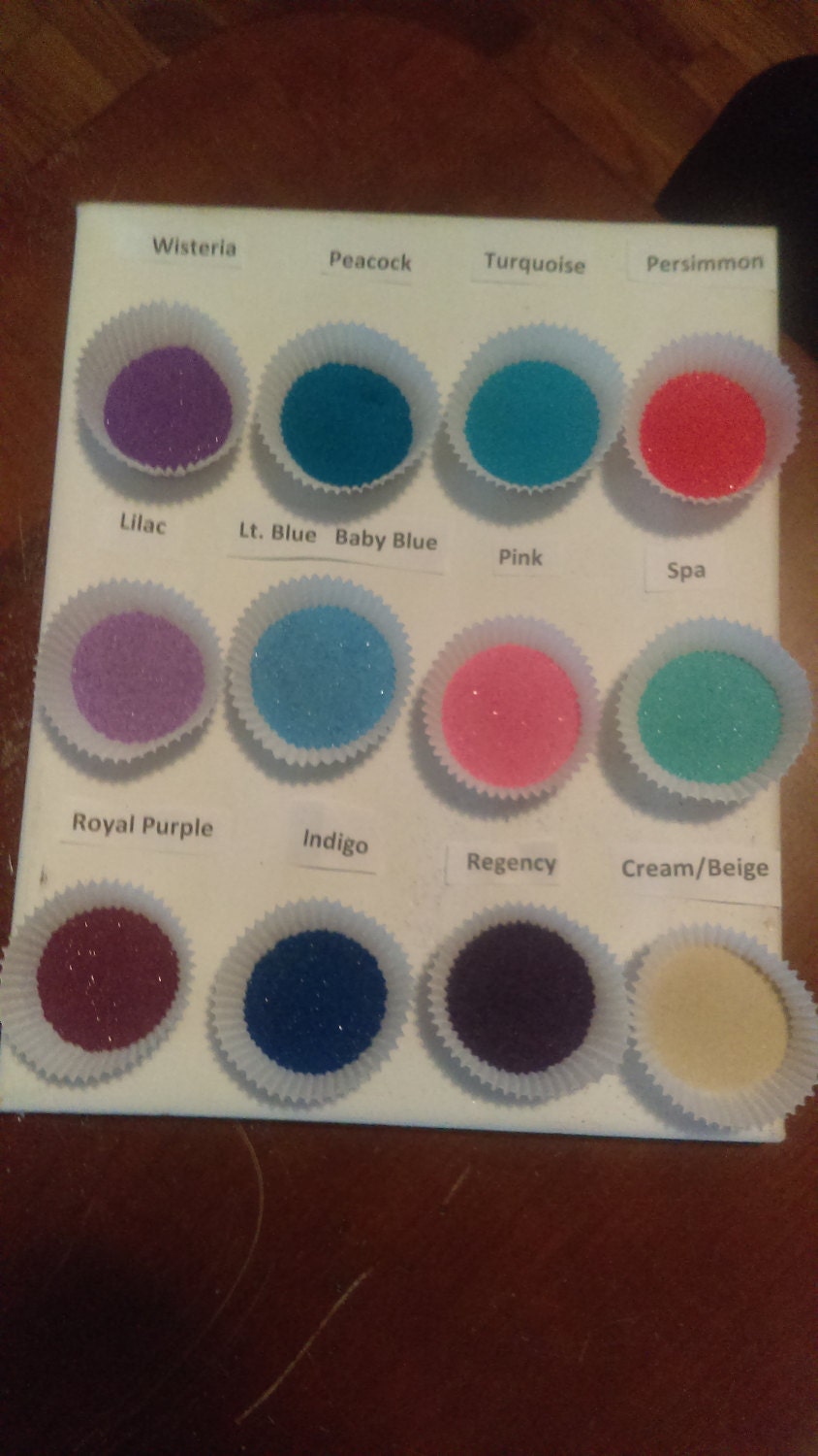 Unity Ceremony Sand 1 Pound Variety Of Colors To Choose | Etsy