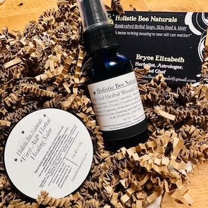 Organic Herbal First Aid Salve OR Tincture Spray 1oz. - Etsy