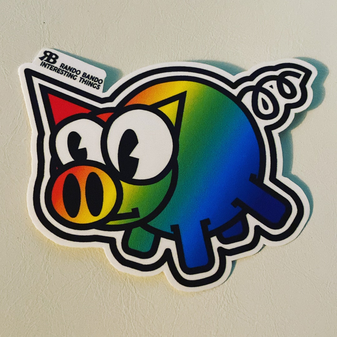 Proud Pig Sticker - Etsy