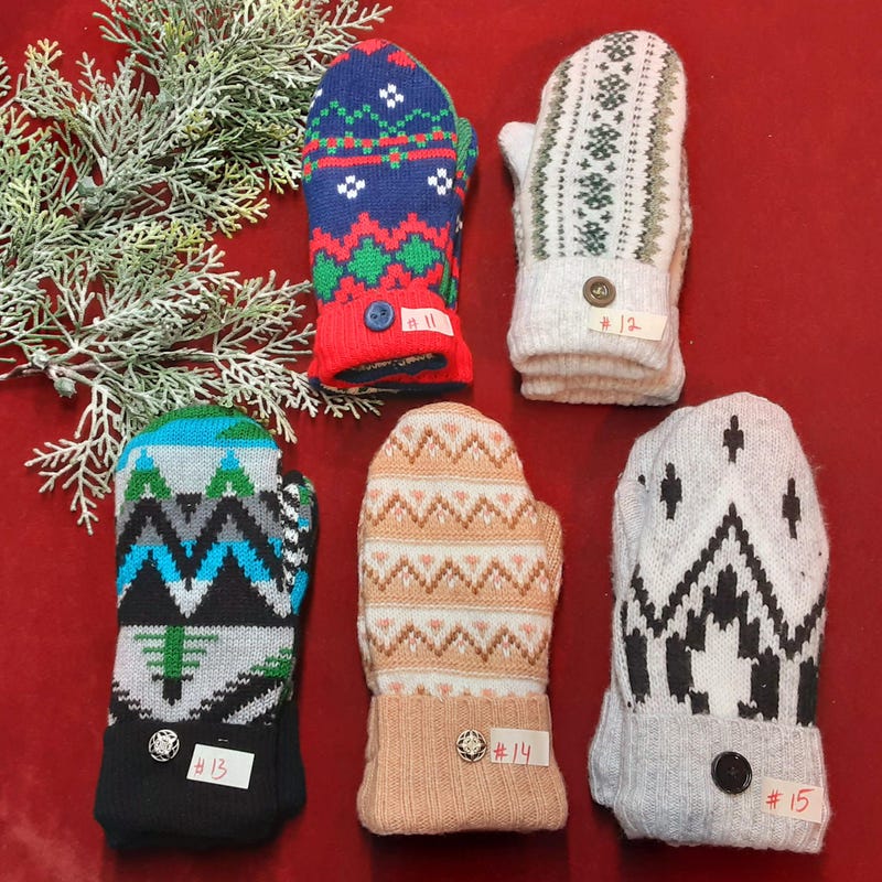 Wool Mittens - Etsy