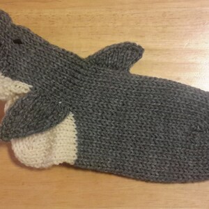 Hand Knit Gray SHARK SOCKS - Etsy