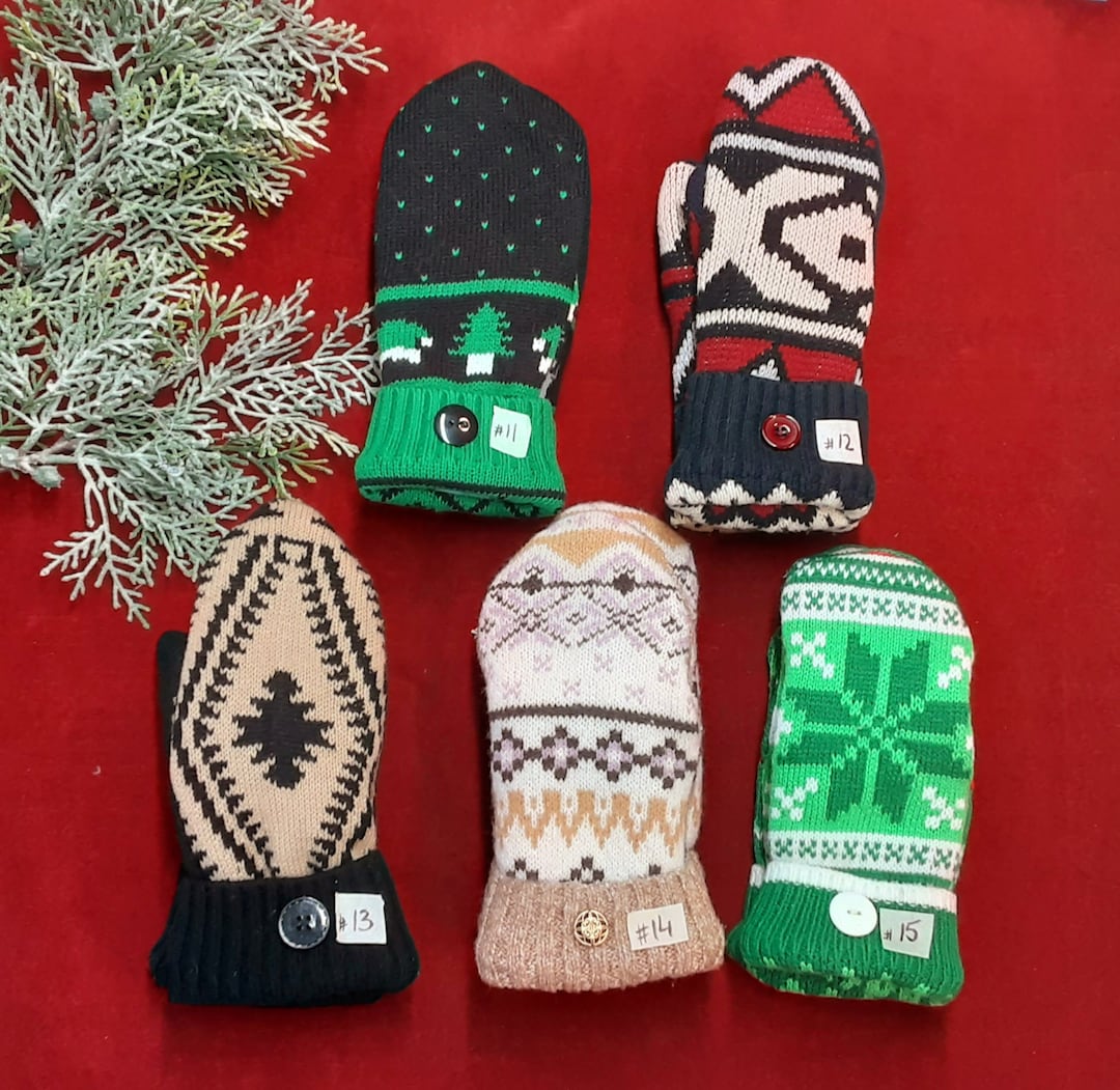 Wool Mittens PRE-SEASON SALE. Felted Wool, Sweater Mittens, Women's ...