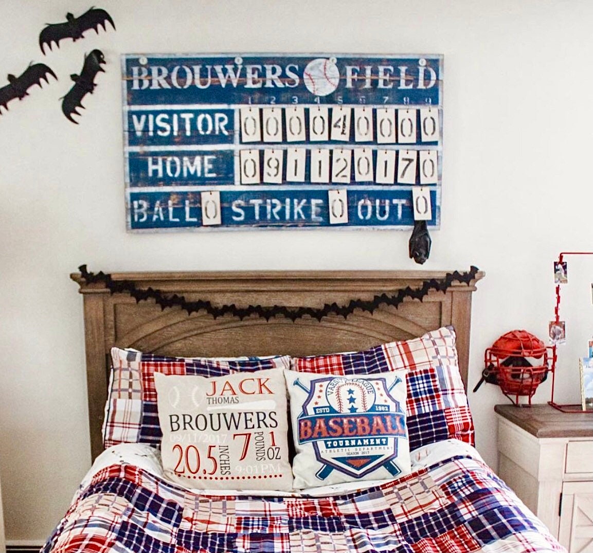 Custom Rustic Baseball Vintage Sports Scoreboard - Etsy Canada