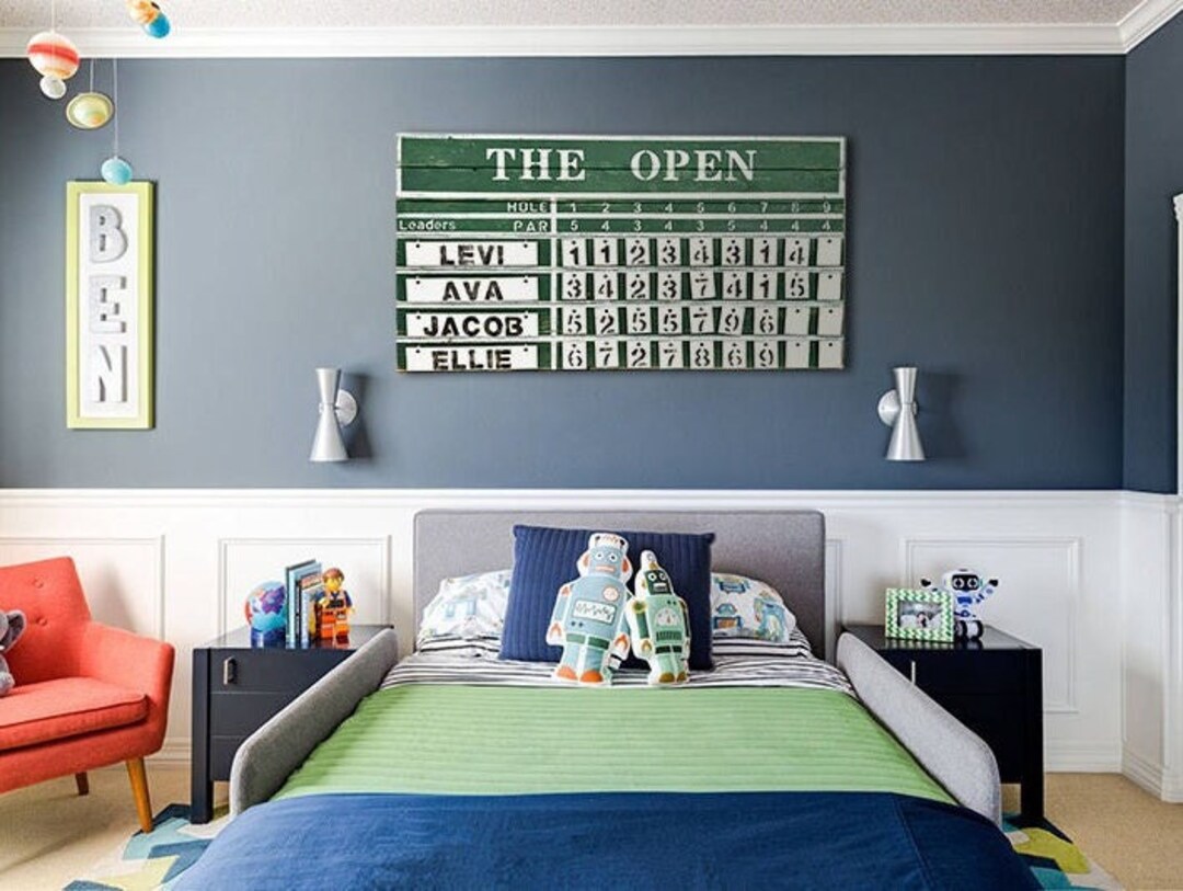 Custom GOLF Rustic Vintage Sports Scoreboard - Etsy