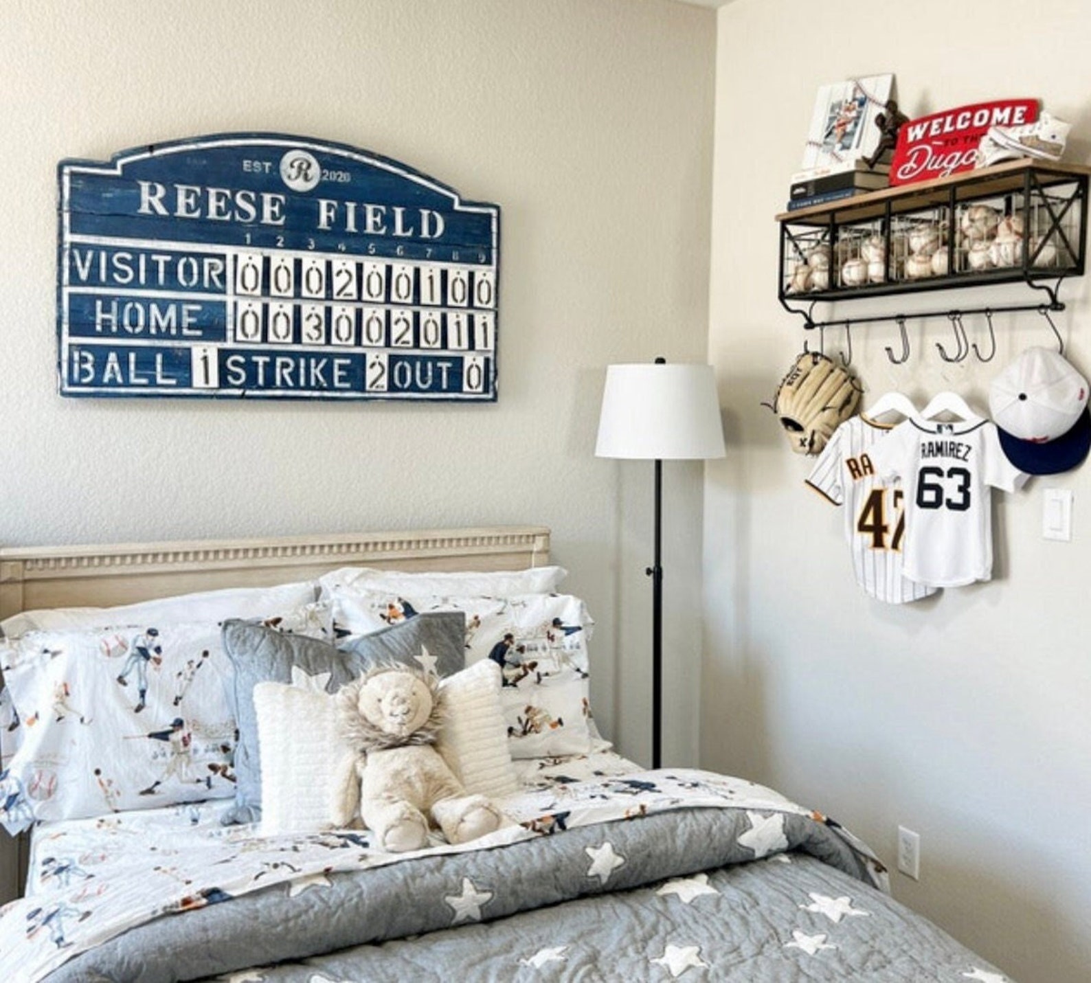 Custom Arched Rustic Baseball Vintage Sports Scoreboard - Etsy