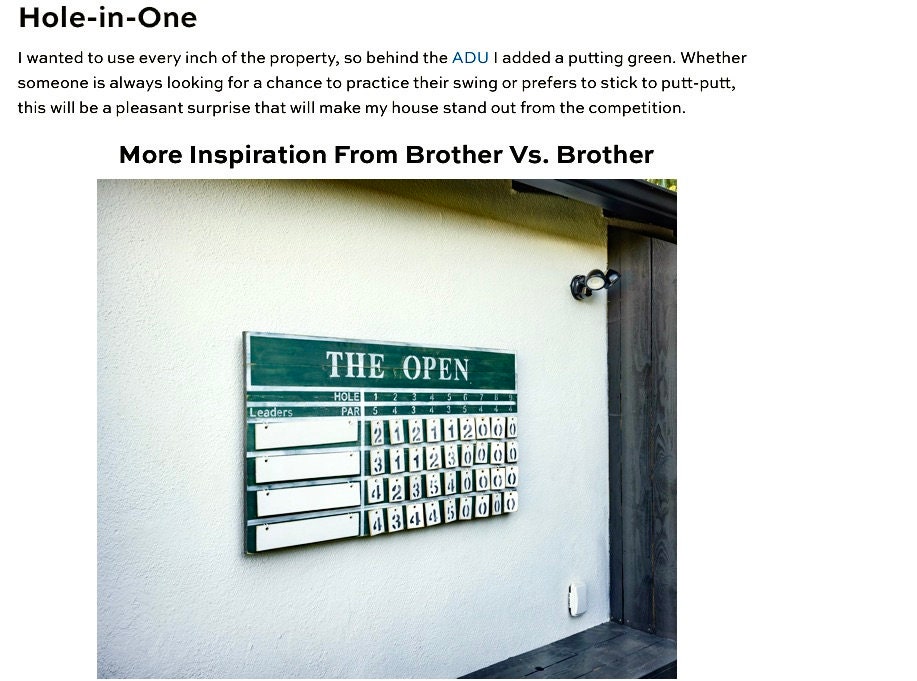 Custom GOLF Rustic Vintage Sports Scoreboard - Etsy