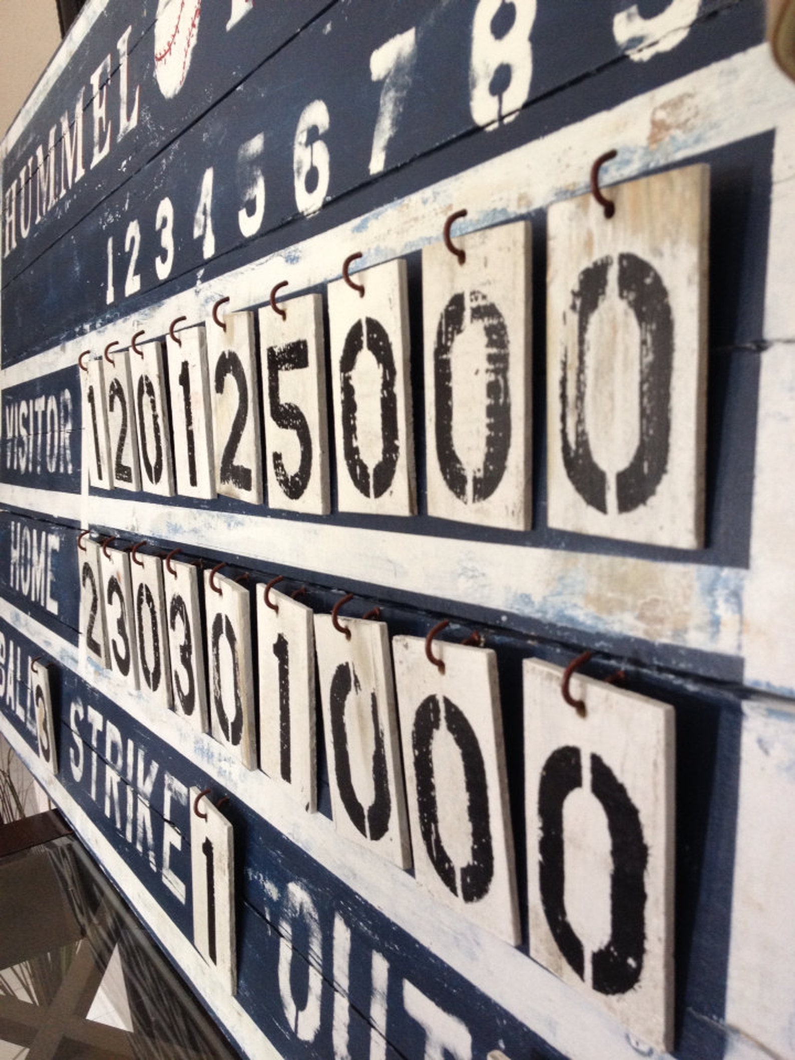 Custom Rustic Baseball Vintage Sports Scoreboard - Etsy Canada