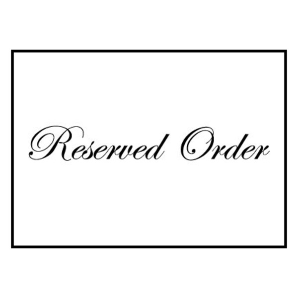Reserved Order - Etsy