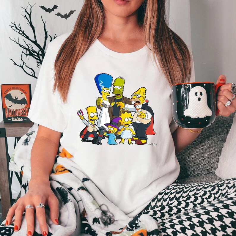 The Simpsons Family Treehouse of Horror Halloween Shirt, Halloween ...