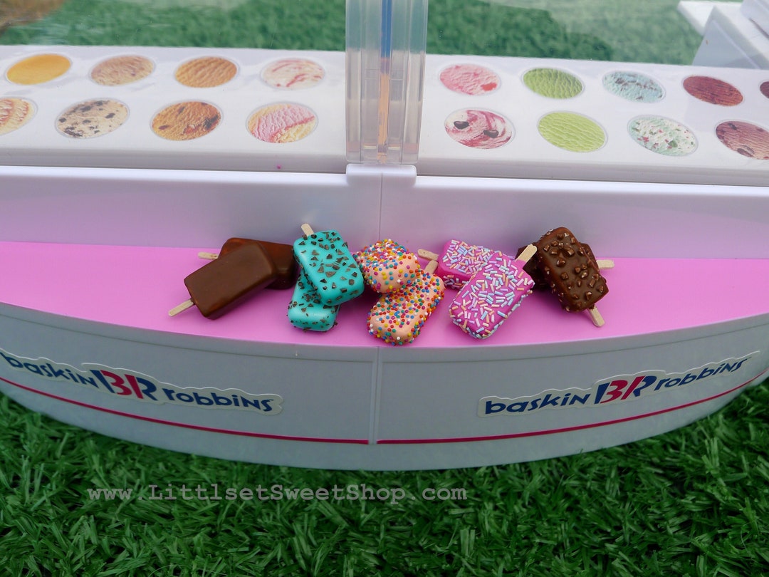 Miniature Dipped Ice Cream Popsicles 1:6 Scale for Dolls. Handmade by ...