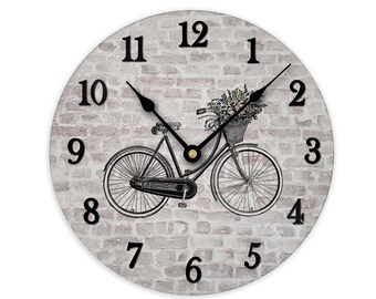 Bicycle wall clock | Etsy