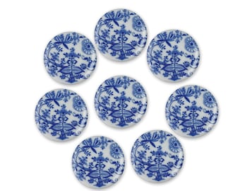 Flow Blue Refrigerator Magnets Vintage Style Farmhouse Decor | Etsy