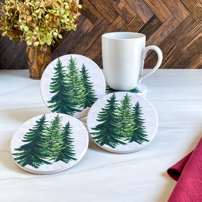 Pine Coasters - Etsy