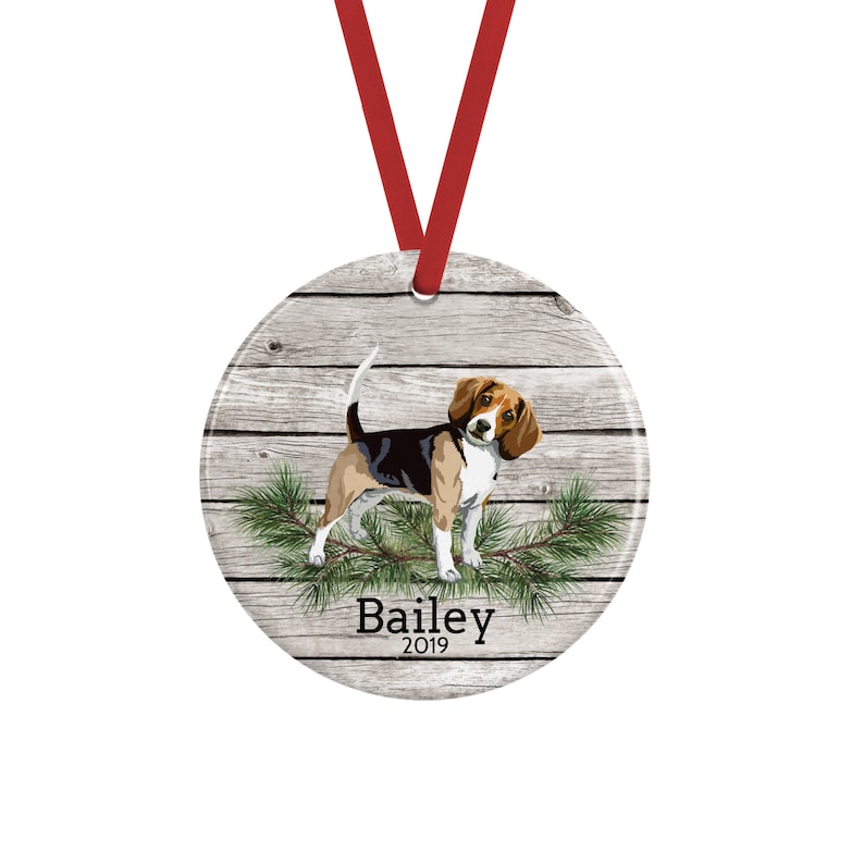 Beagle Ornament Personalized Dog Gift - Etsy