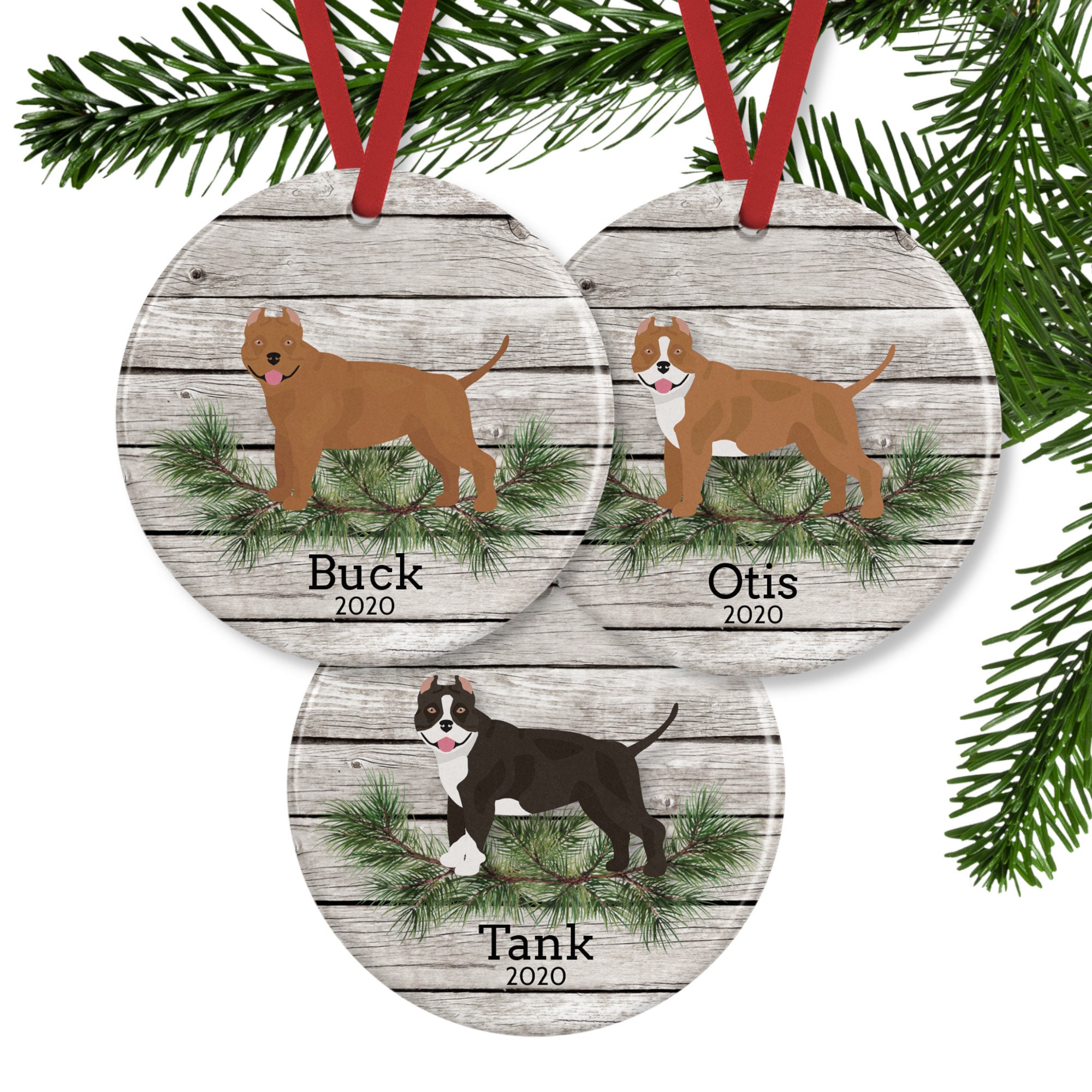 American Bully Ornament Bulldog Memorial Gift | Etsy