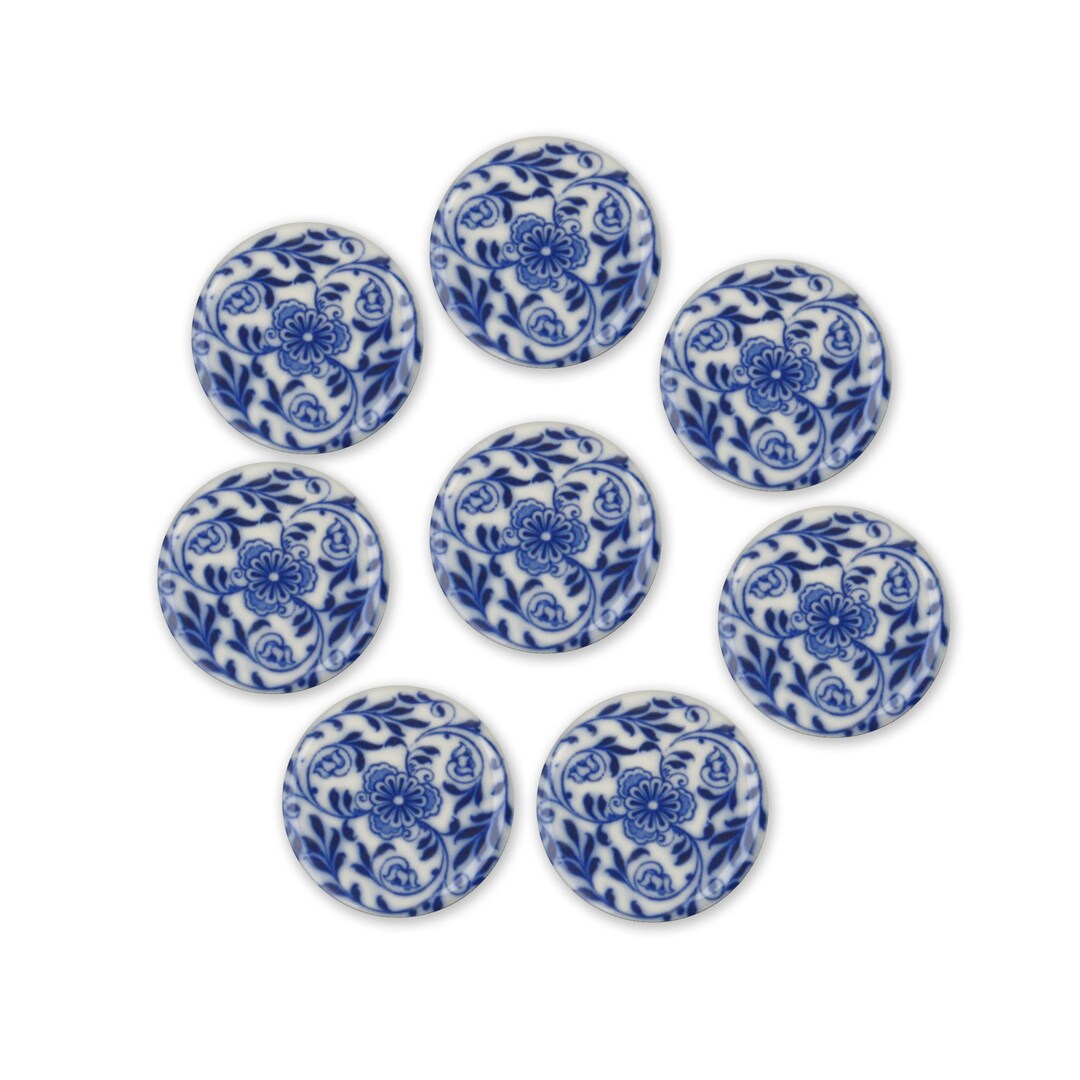 Flow Blue Refrigerator Magnets Vintage Style Farmhouse Decor - Etsy