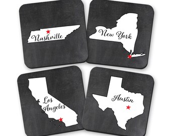 State Coasters | Etsy