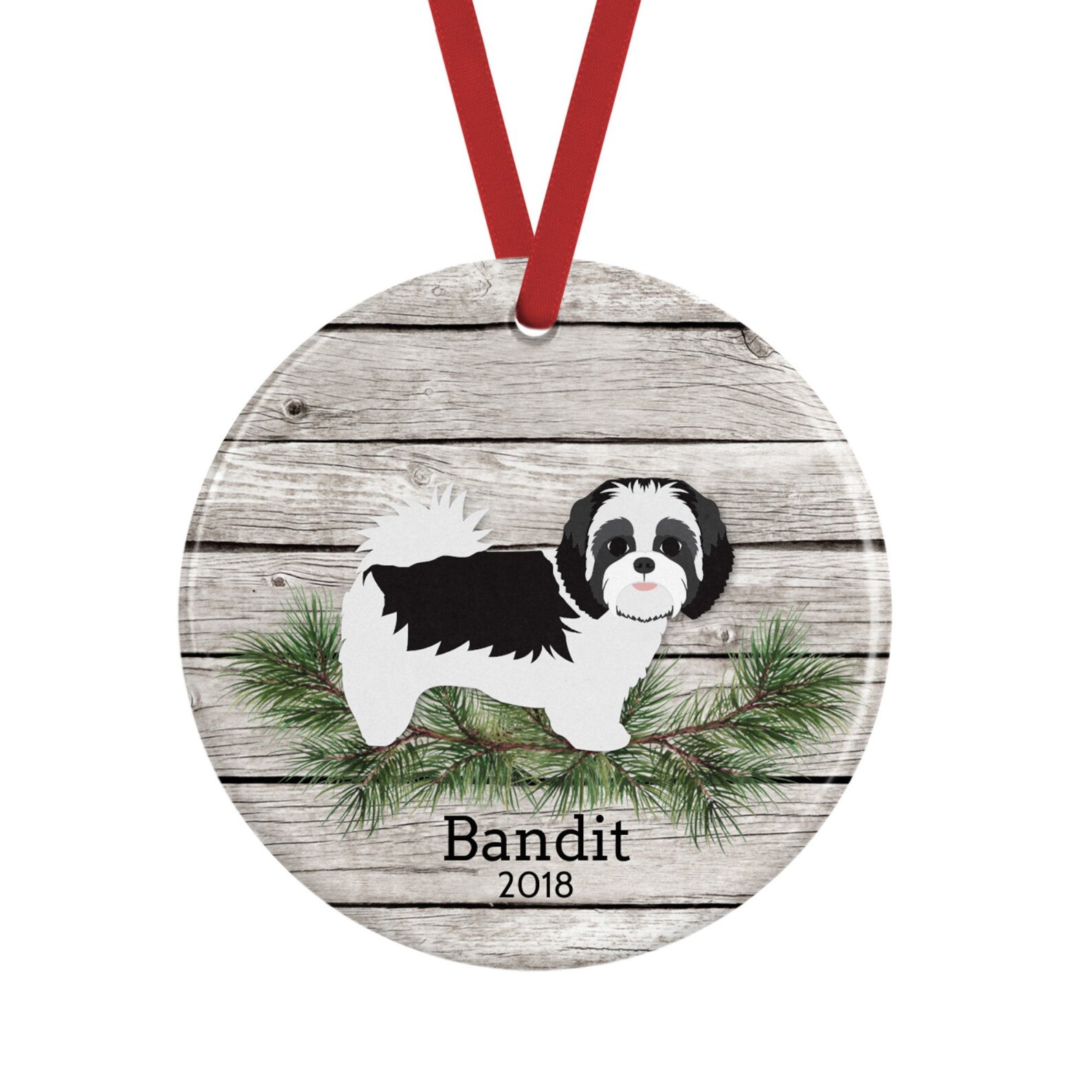 Personalized Shih Tzu Christmas Ornaments - Etsy