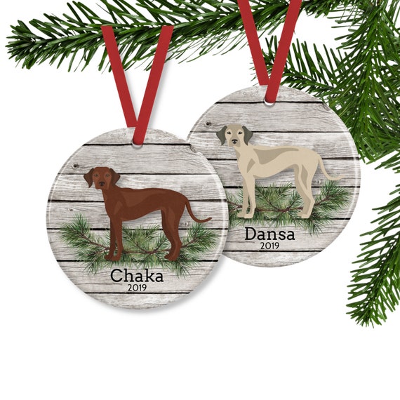 Rhodesian Ridgeback Ornament Personalized Dog Memorial | Etsy
