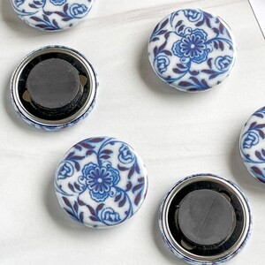 Flow Blue Refrigerator Magnets, Vintage Style Farmhouse Decor - Etsy