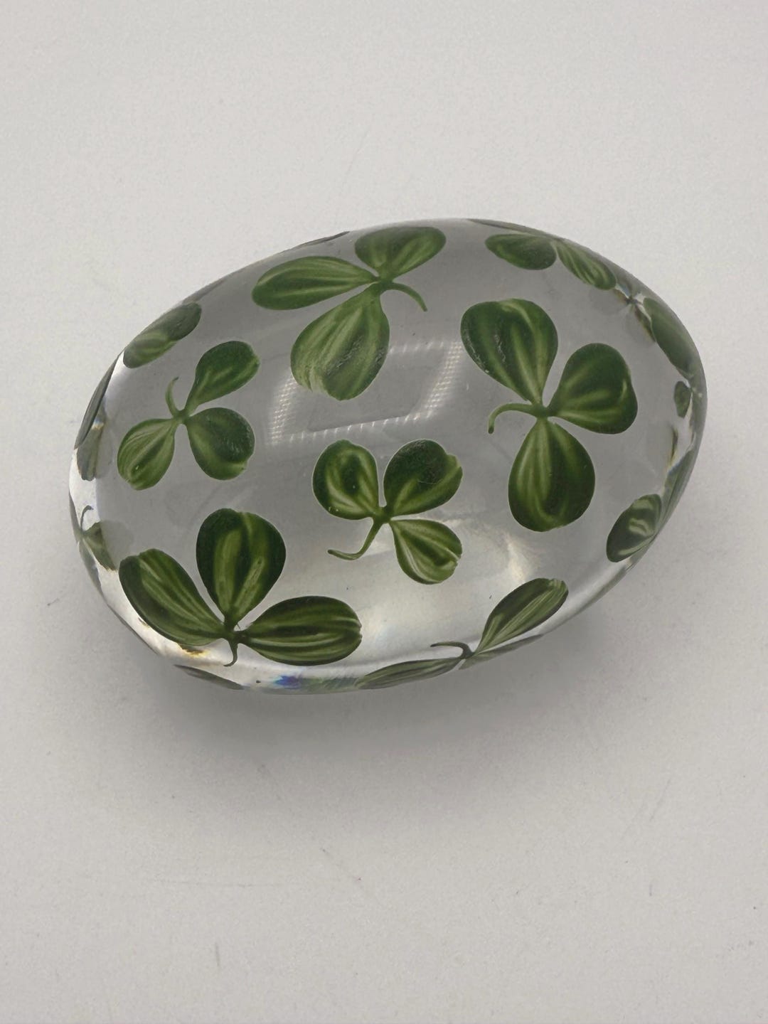 Clover Shamrock Paperweight - Etsy