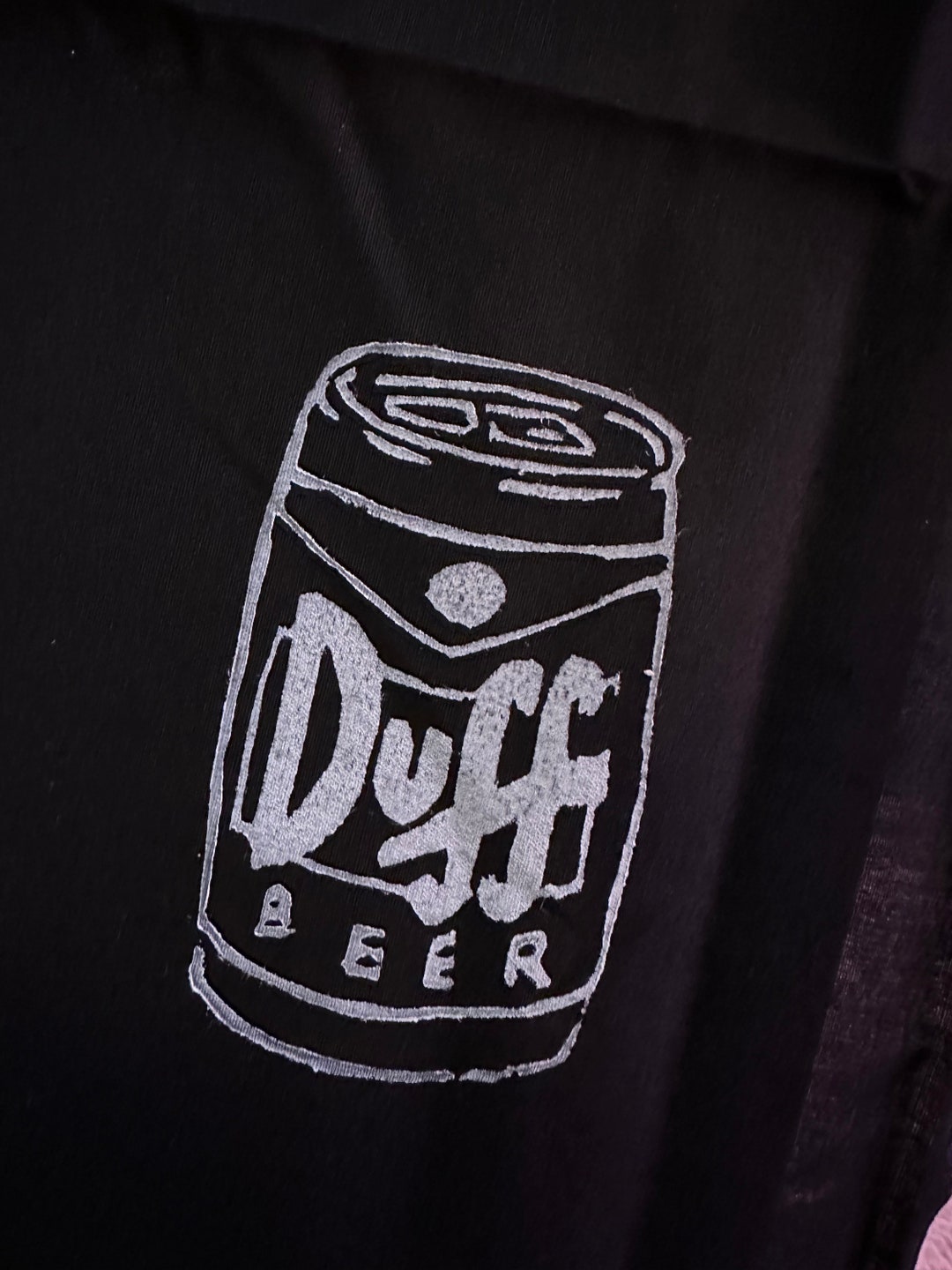 DIY Punk the Simpsons Duff Beer Sew on Patch - Etsy