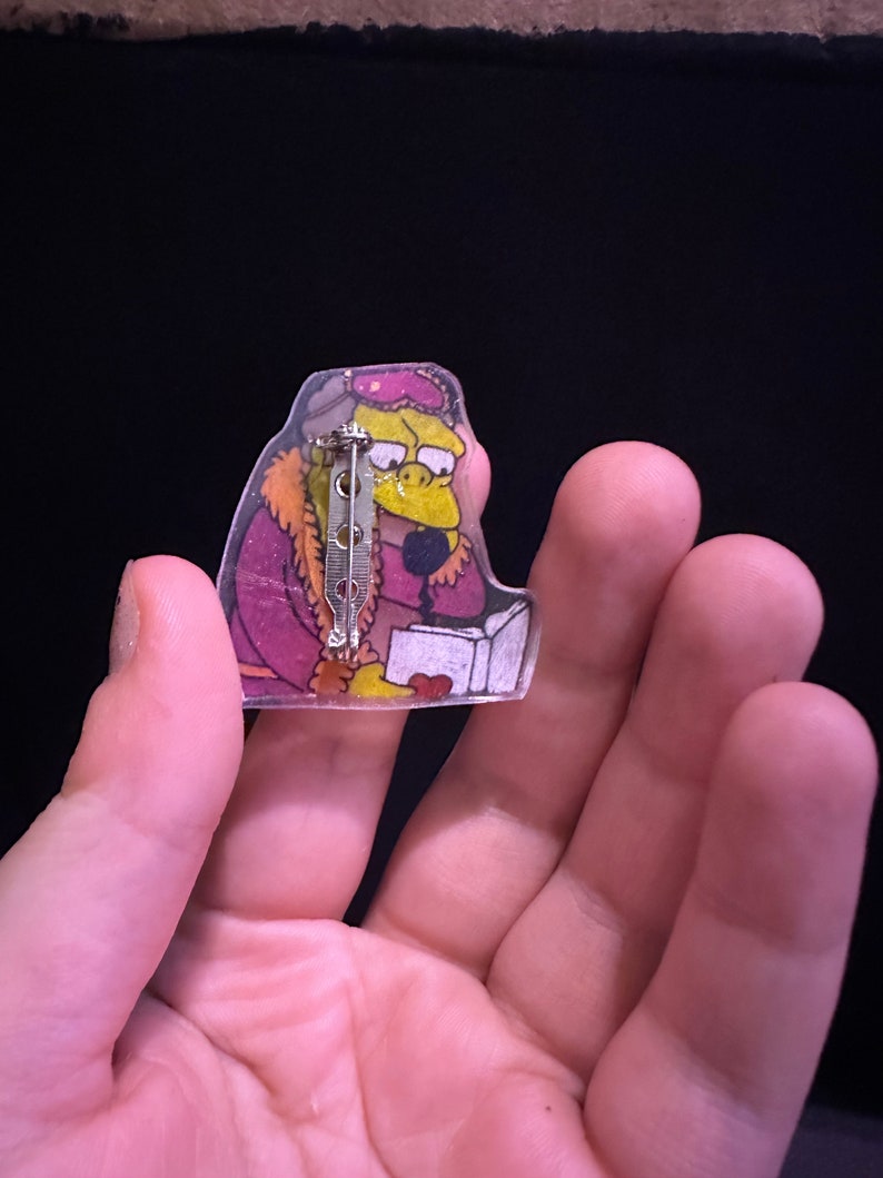 Moe Szylak Bartender the Simpsons Hand Drawn Pin - Etsy