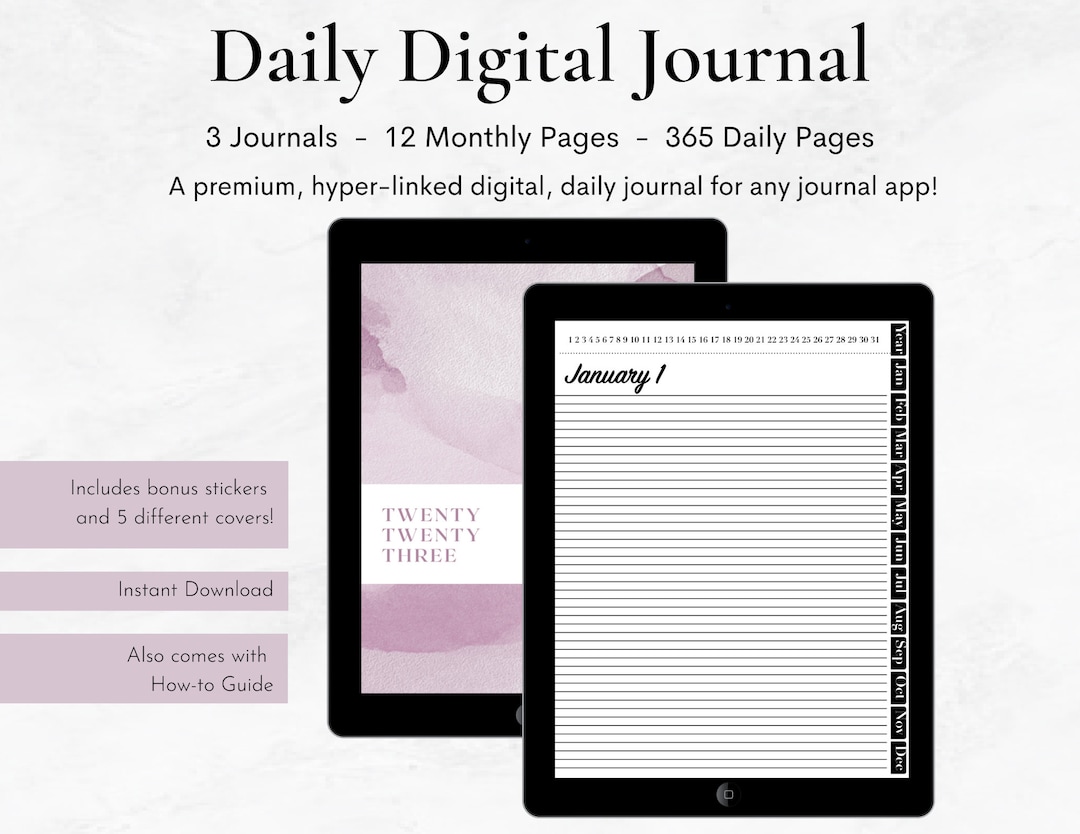 Digital Journal, Daily Digital Journal, 365 Journal, Hyperlinked ...