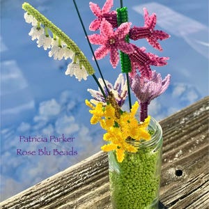 Beading Book, in the Blooming Glen, 3-D Seed Bead Flowers Volume 2 ...