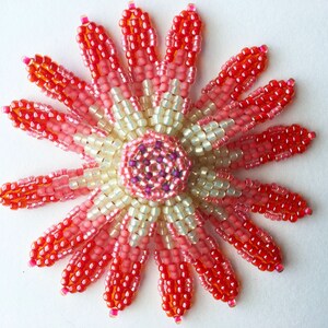 Seed Bead Pattern, Tutorial, Beaded Flowers, Pattern, Peyote Stitch ...