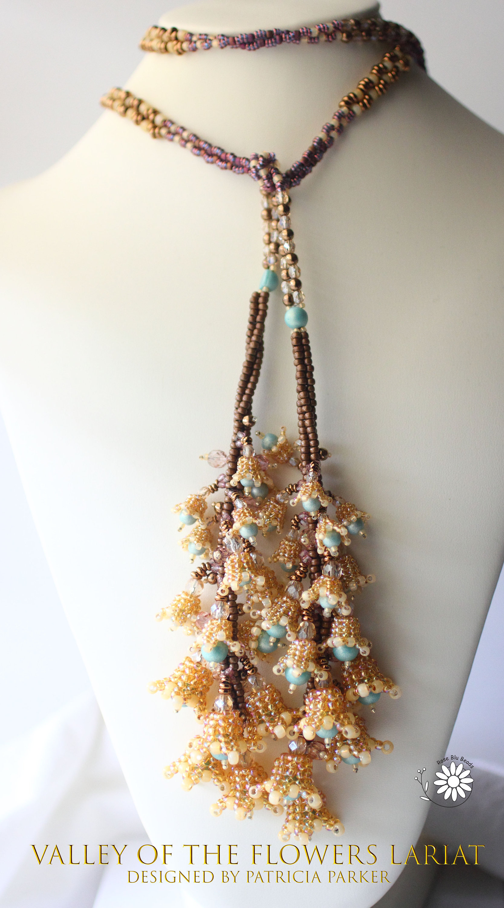 Seed Bead Pattern, Herringbone Stitch, Necklace Design, Valley of the ...