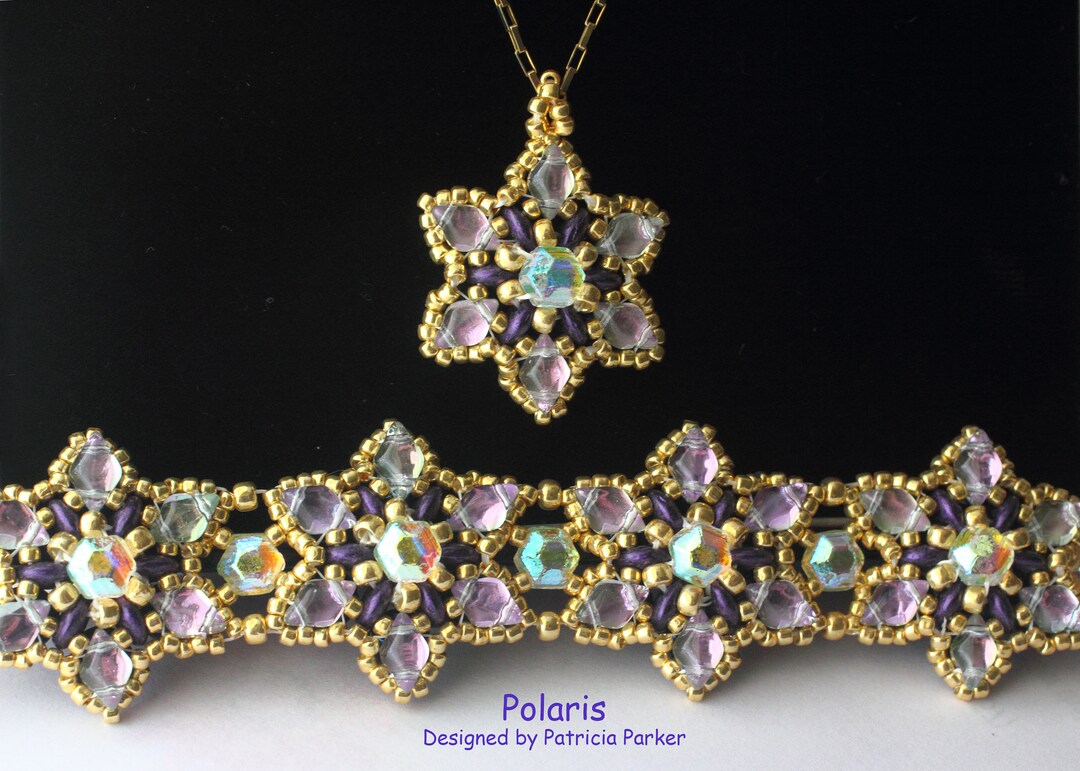 Two Hole Bead Pattern, Two Hole Beads, Gem Duo Beads, Bead Tutorial ...