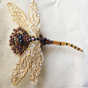 Seed Bead Pattern, Dragonfly Tutorial, Beaded Insects English Language ...