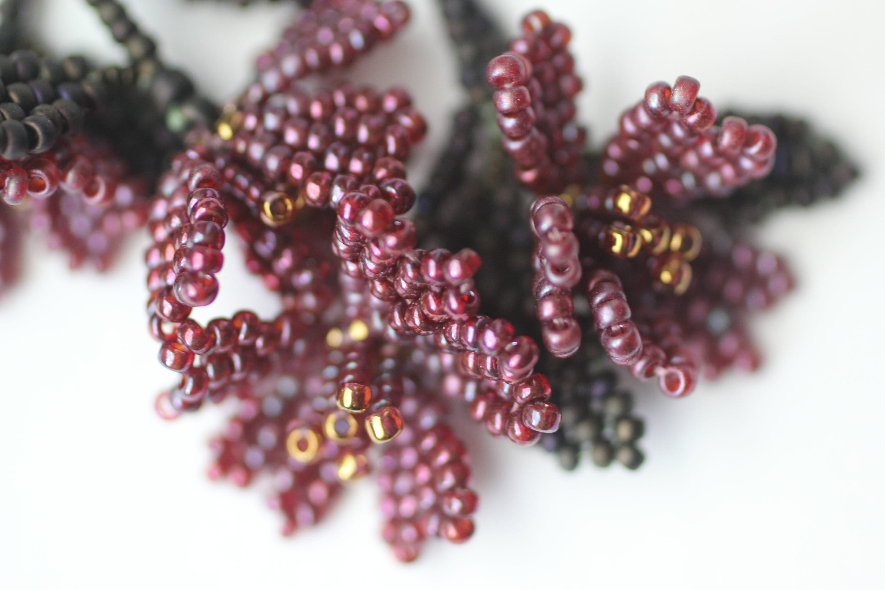 Seed Bead Pattern, Beadwork Tutorial, Bead Pattern, Flower Blossoms ...