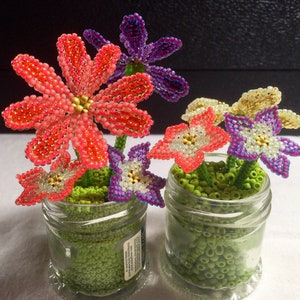Beading Book, From the Flowering Fields Book, Beaded Flowers, Patterns ...