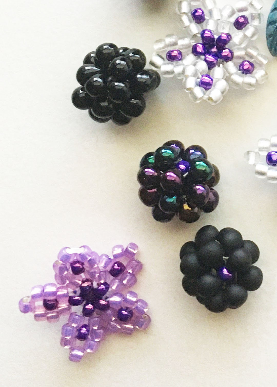 Seed Bead Pattern, Drop Beads, Beaded Berry, Raspberry Tutorial - Etsy
