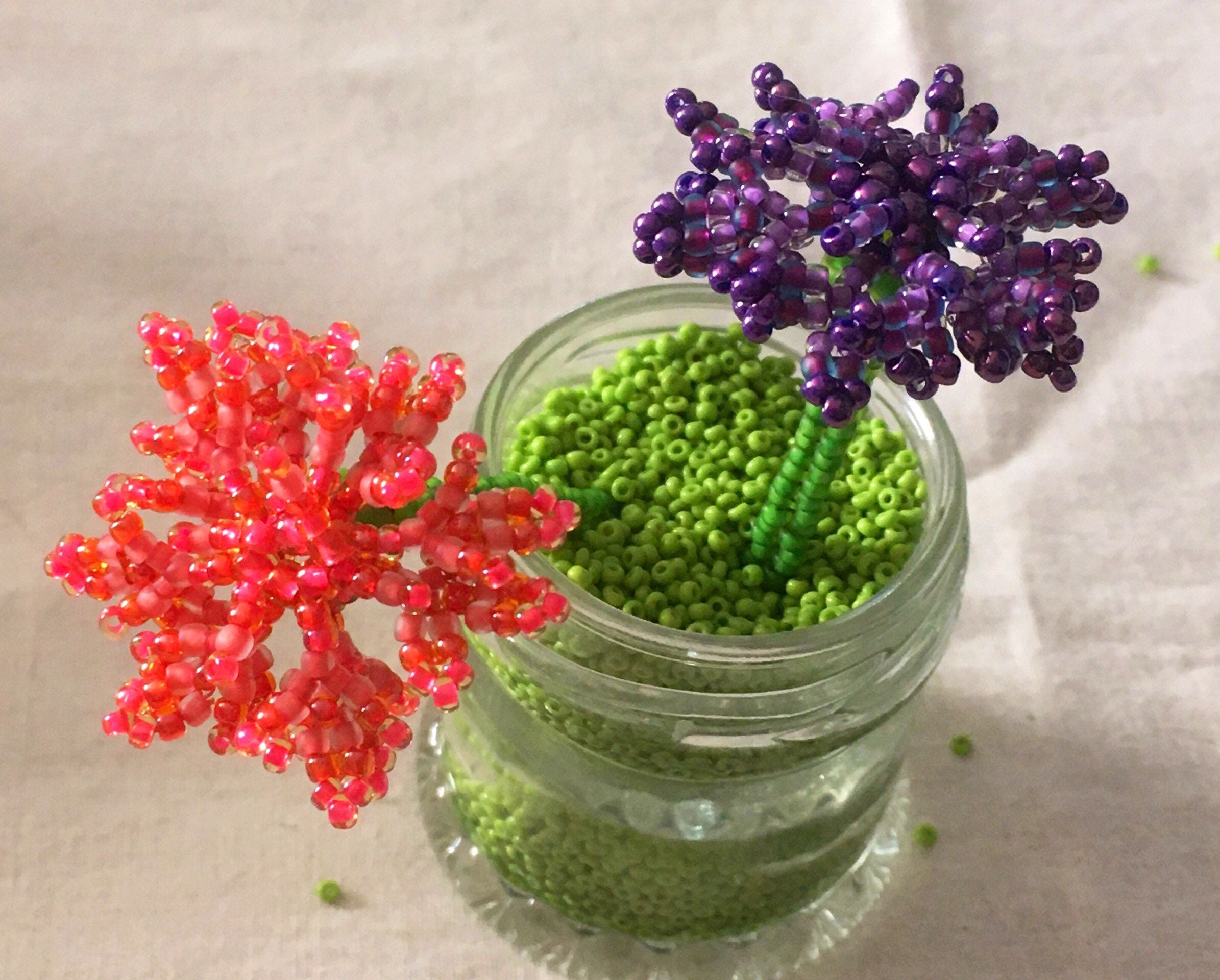 Beading Book, From the Flowering Fields Book, Beaded Flowers, Patterns ...