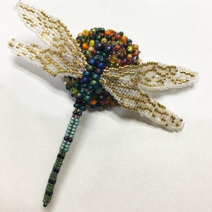 Seed Bead Pattern, Dragonfly Tutorial, Beaded Insects English Language ...