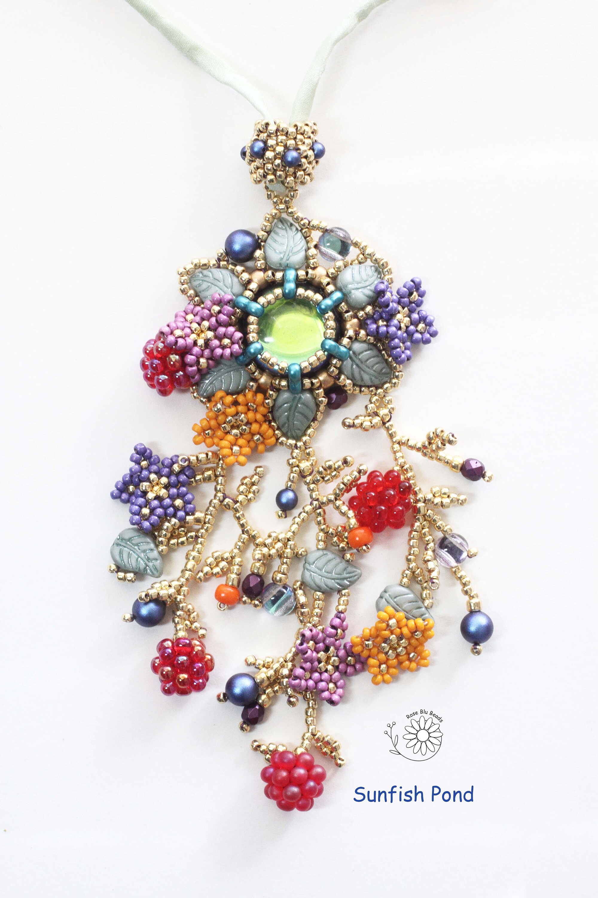 Seed Bead Pattern, Beadwork Design, Sunfish Pond Tutorial Only - Etsy