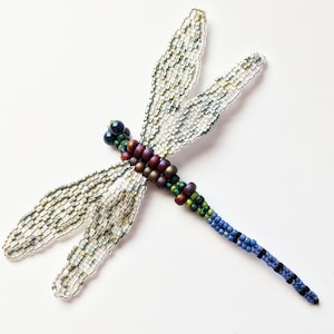 Seed Bead Pattern, Dragonfly Tutorial, Beaded Insects English Language ...