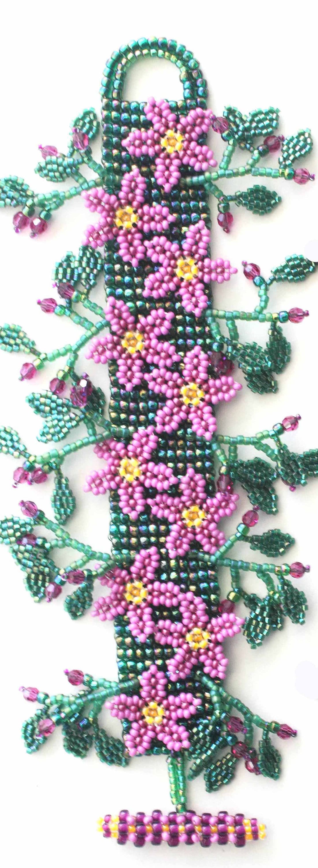 Seed Bead Pattern, Beaded Flowers, Bright Eyes Flowers Bracelet ...