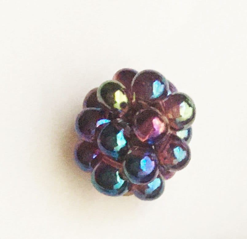 Seed Bead Pattern, Drop Beads, Beaded Berry, Raspberry Tutorial - Etsy