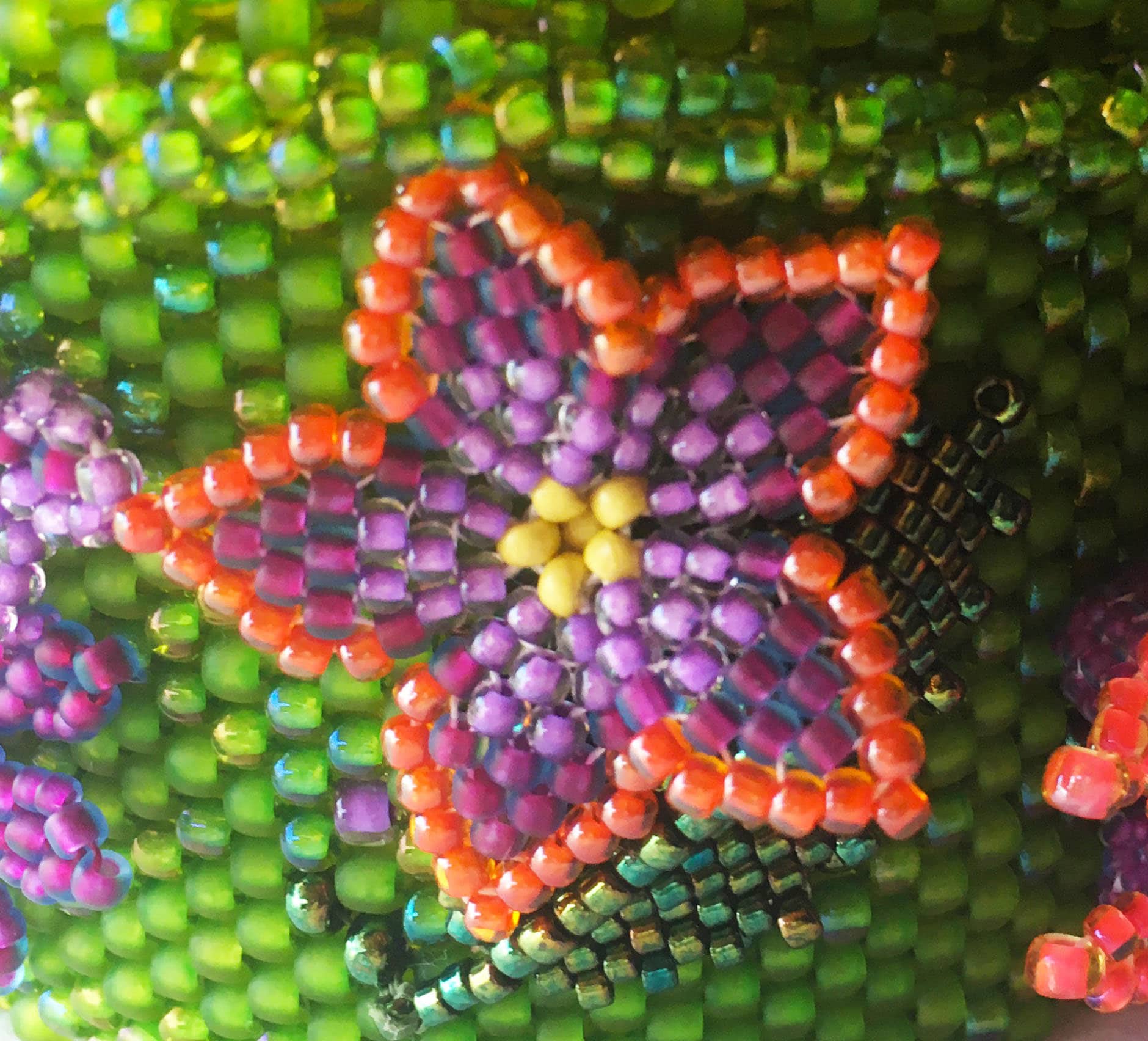 Seed Bead Pattern, Beaded Flower, Bead Design, Small Starflower ...
